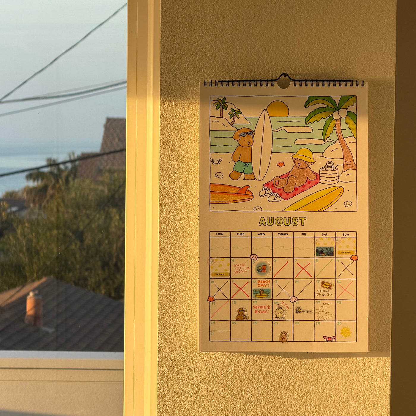 Coloring Calendar – Bobbie Goods