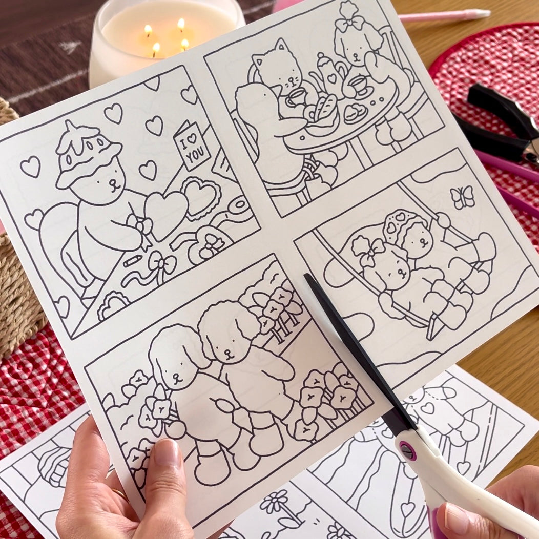 coloring pages of cards