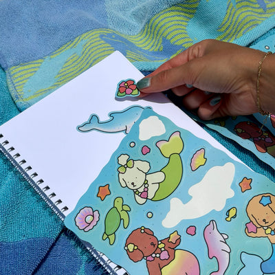 Mermaid Sticker Sheet – Bobbie Goods
