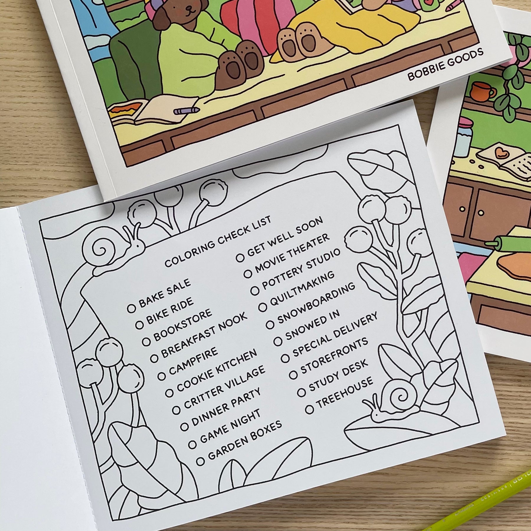Fall Winter Coloring Book Bobbie Goods Fall Winter Coloring Book Bobbie Goods